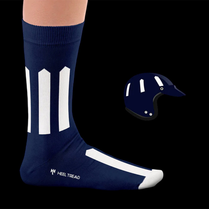 Inspiration Graham Hill F1 Monaco Grand Prix socks Blue / White ...