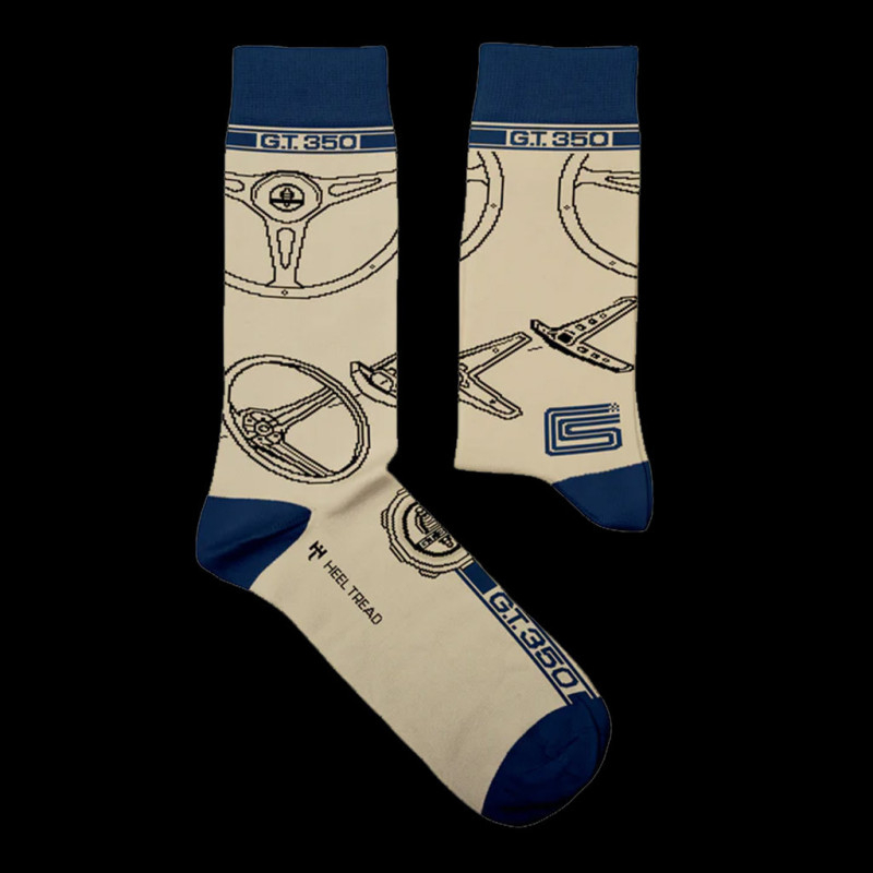 Inspiration Ford Mustang Shelby GT350 socks Blue / Beige - unisex ...