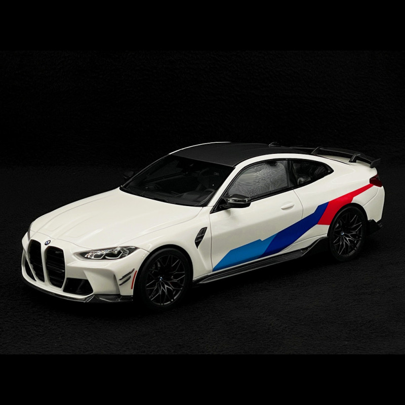 BMW M4 Performance 2021 Alpine White 1/18 Top Speed TS0350
