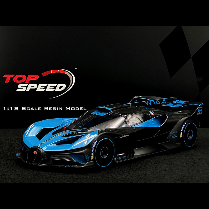 Bugatti Bolide 2020 Bleu / Noir 1/18 Top Speed TS0434