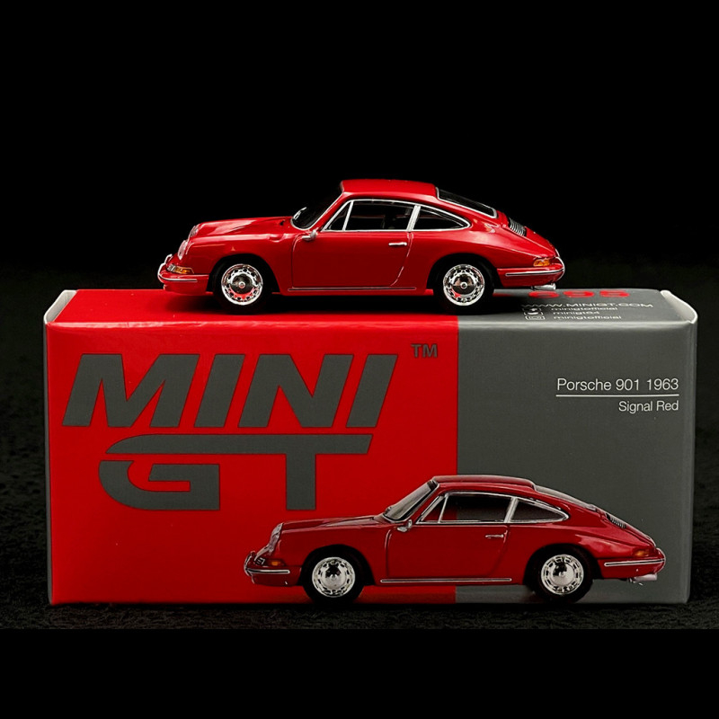 Porsche 911 Coupe Typ 901 1963 Signal Rot 1/64 Mini GT MGT00695-L