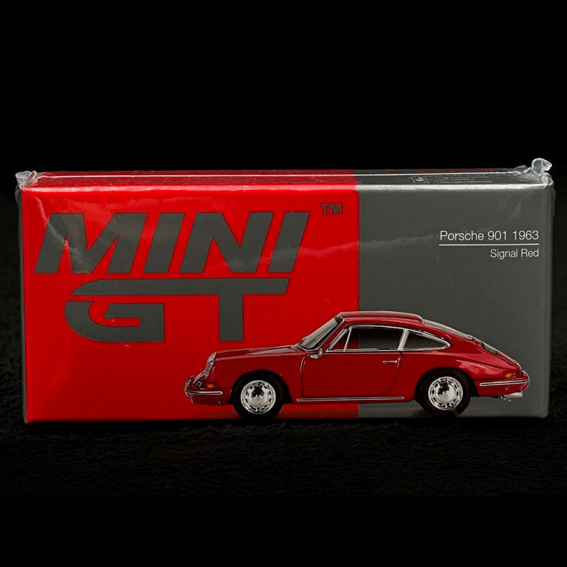 Porsche 911 Coupe Typ 901 1963 Signal Rot 1/64 Mini GT MGT00695-L