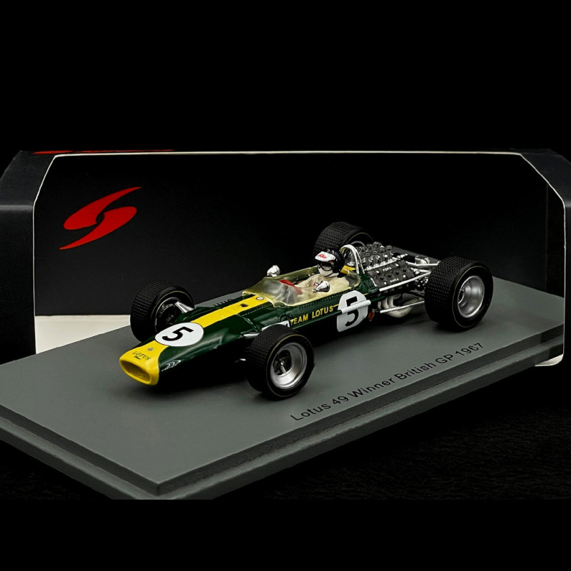 Jim Clark Lotus 49 n° 5 Vainqueur GP Grande-Bretagne 1967 F1 1/43 Spark ...