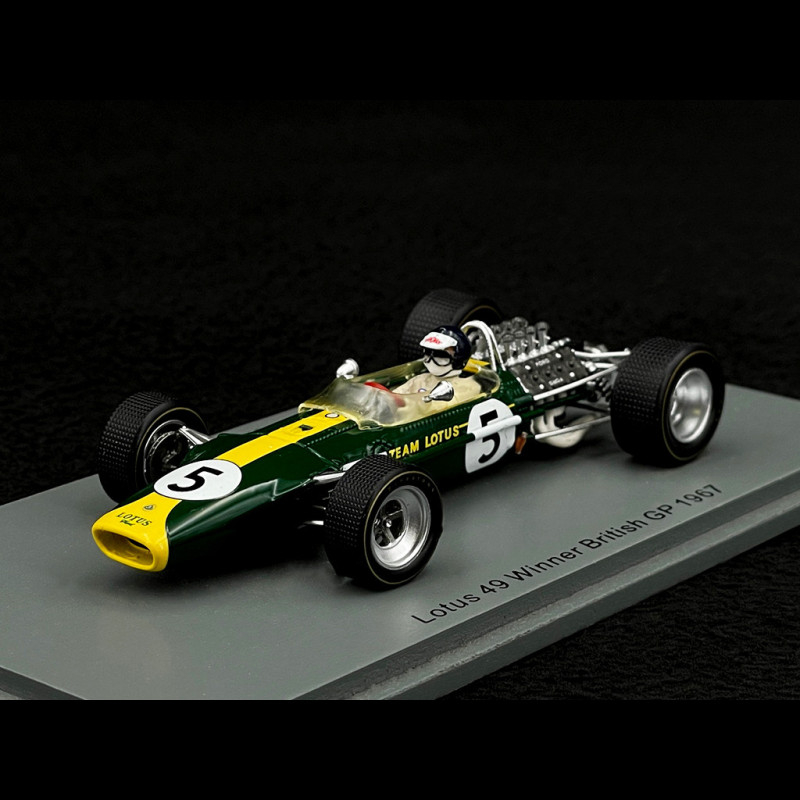 Jim Clark Lotus 49 n° 5 Vainqueur GP Grande-Bretagne 1967 F1 1/43 Spark S6362