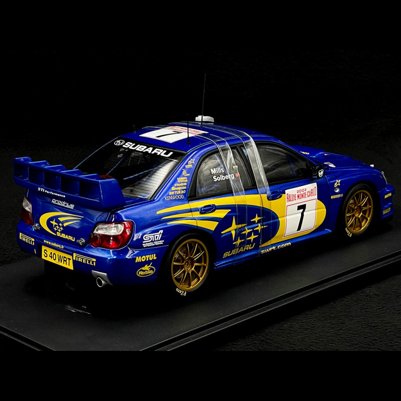 Subaru Impreza S9 n° 7 Rallye Monte Carlo 2003 1/18 Autoart 80391
