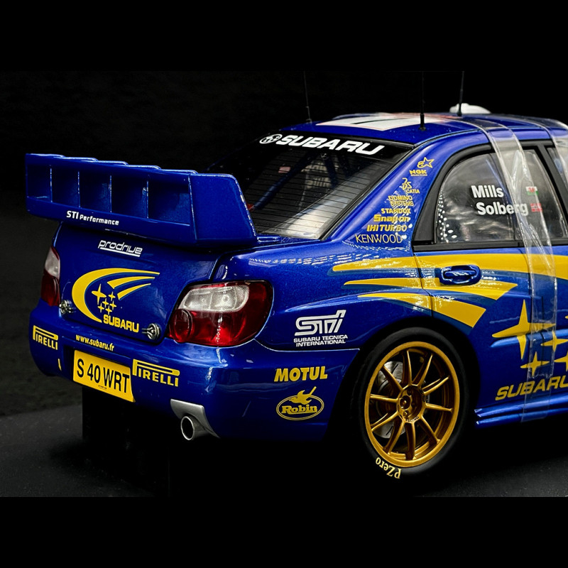 Subaru Impreza S9 n° 7 Rallye Monte Carlo 2003 1/18 Autoart 80391