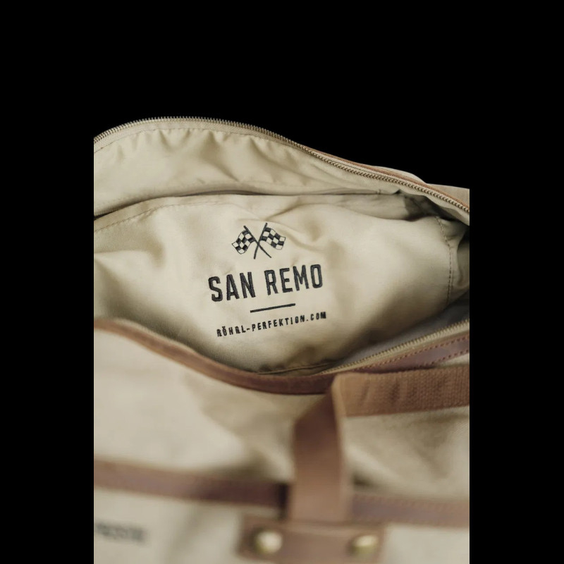 Walter Röhrl Reisetasche Porsche 911 n° 1 San Remo 1981 Weekender Beige