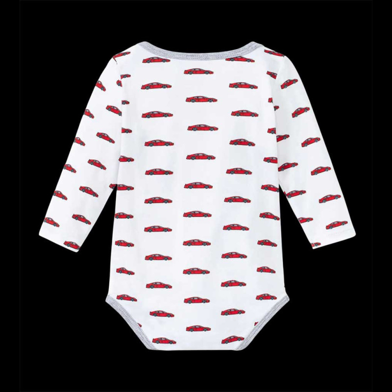 Porsche Baby Strampler Set Essential Weiß / Rot WAP2000020RESS