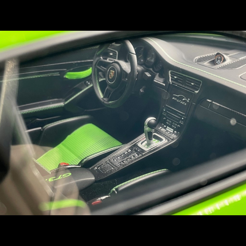 Porsche 911 GT3 RS Type 991 2019 Lizard Green / Black Stripes 1/12 GT ...