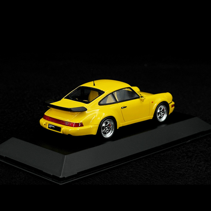 Porsche 911 Turbo Type 964 1991 Speed Yellow 1/43 Spark MAP02050820