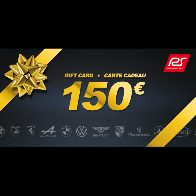 Carte cadeaux d'une valeur de 150 euros