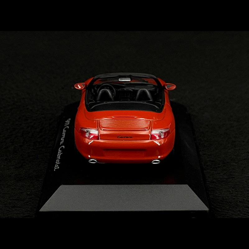Porsche 911 type 996 Carrera Cabriolet 2002 Orient red 1/43 Minichamps ...