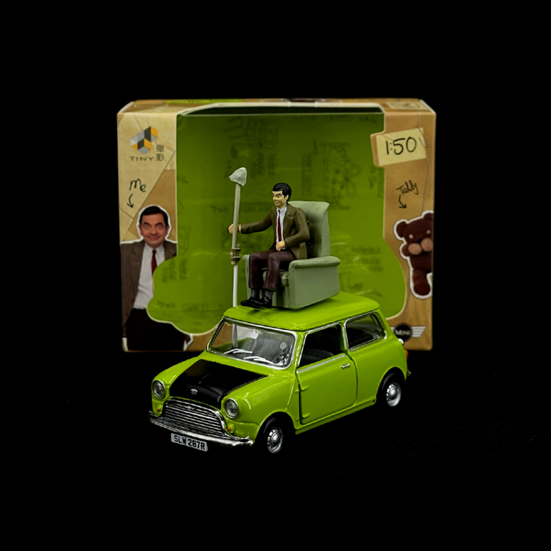 Mini Cooper Mr. Bean 1977 Grün Austin Zitrone 1/50 Toyeast ATBS027