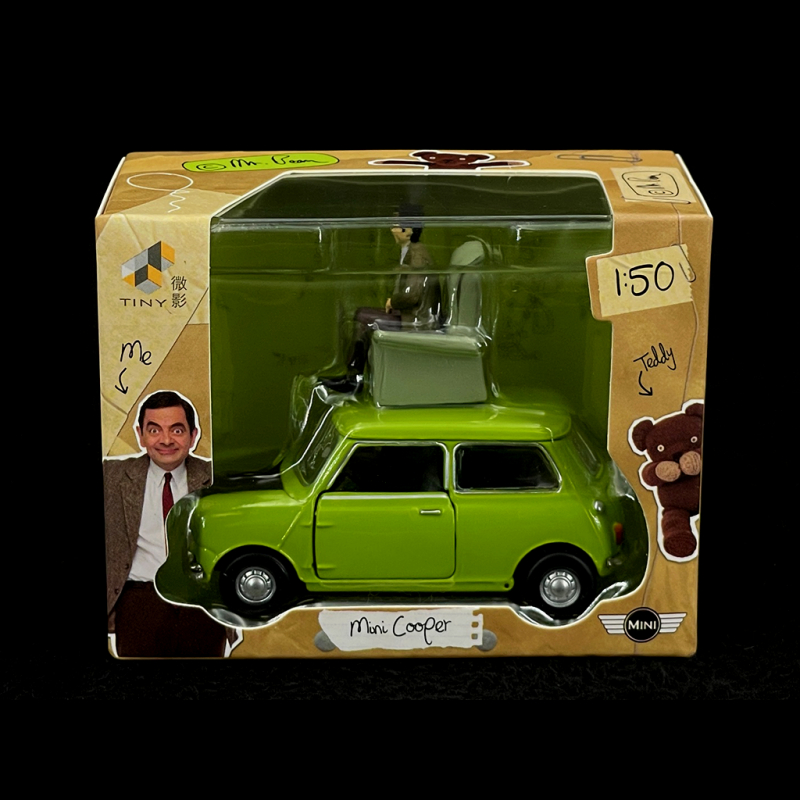 Mini Cooper Mr. Bean 1977 Vert Austin Citron 1/50 Toyeast ATBS027
