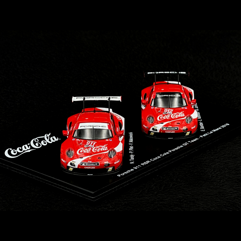 Coffret Porsche 911 RSR type 991 Coca-Cola Petit Le Mans 2019 n° 911 ...
