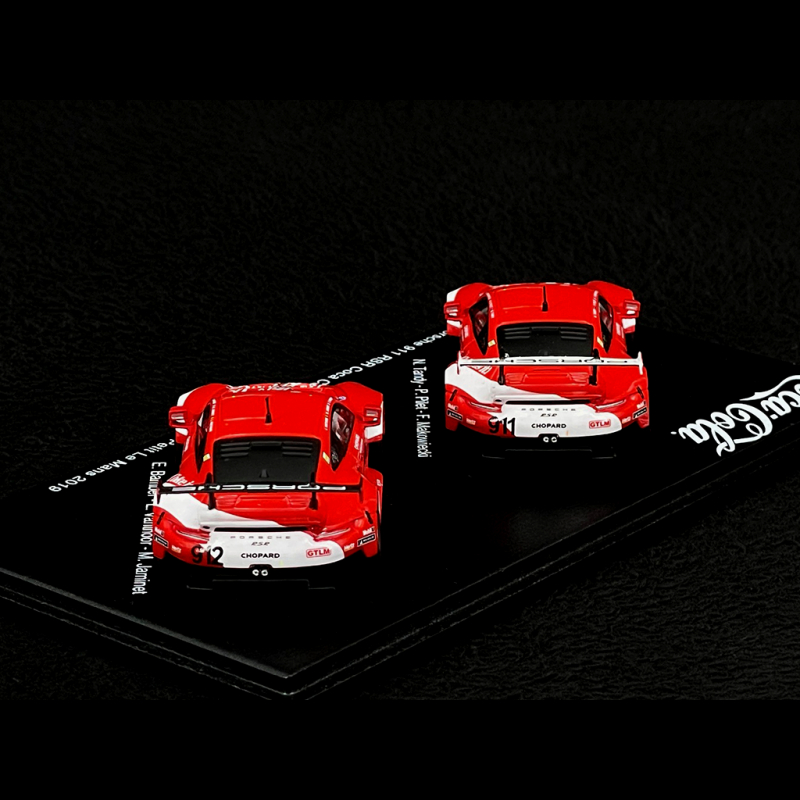 Coffret Porsche 911 RSR type 991 Coca-Cola Petit Le Mans 2019 n° 911 ...