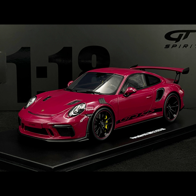 Porsche 911 GT3 RS Type 991 2019 Ruby Star Red 1/18 GT Spirit GT911