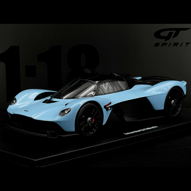 Aston Martin Valkyrie 2023 Light Blue 1/18 GT Spirit GT915