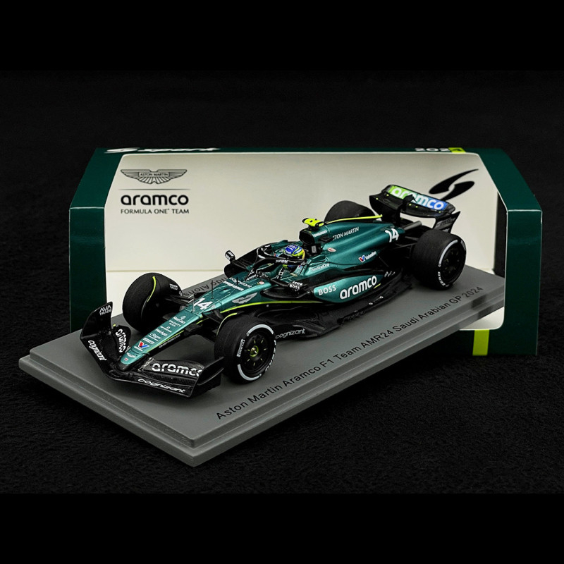 Fernando Alonso Aston Martin AMR24 n° 14 GP Saudi Arabia 2024 F1 1/43 ...