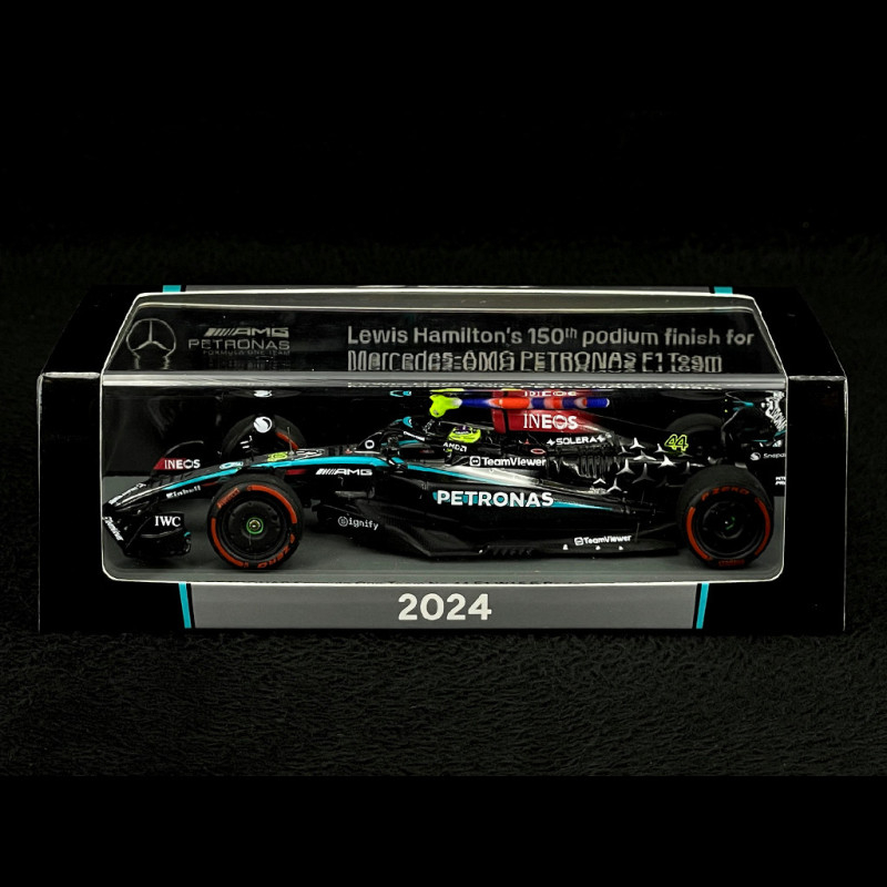 Lewis Hamilton Mercedes-AMG W15E n° 44 Winner GP England 2024 F1 1/43 ...