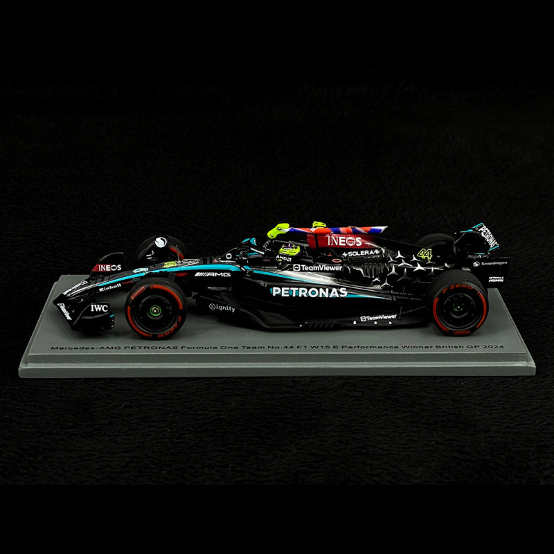 Lewis Hamilton Mercedes-AMG W15E n° 44 Winner GP England 2024 F1 1/43 ...