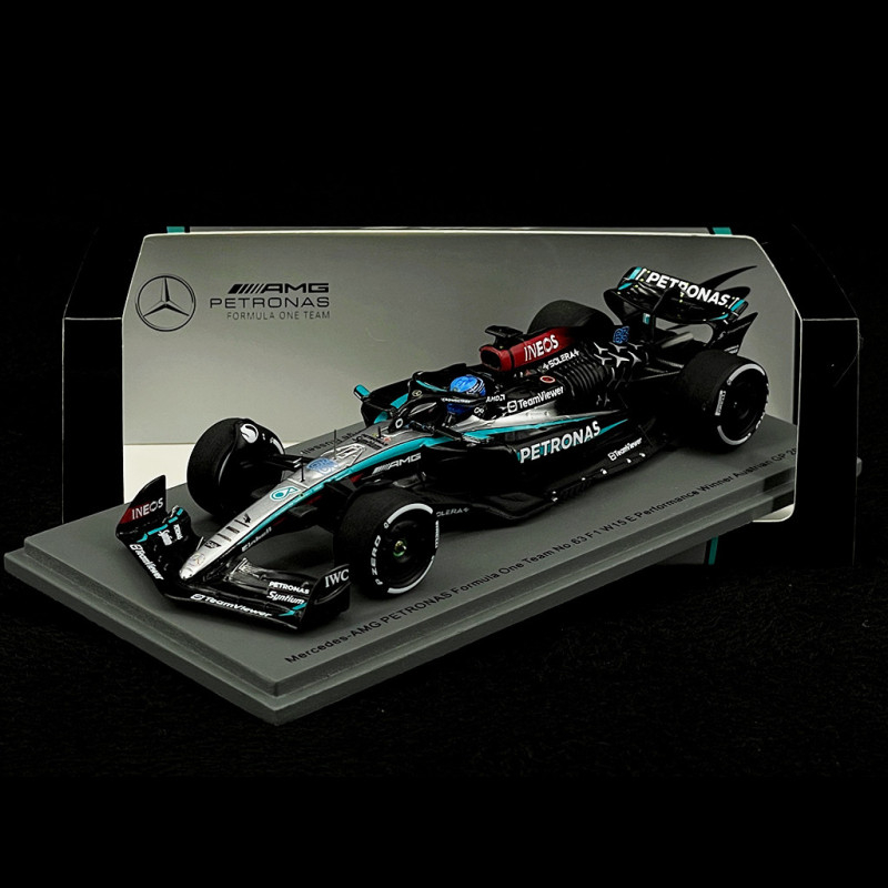 George Russell Mercedes-AMG W15E n° 63 Vainqueur GP Autriche 2024 F1 1/ ...