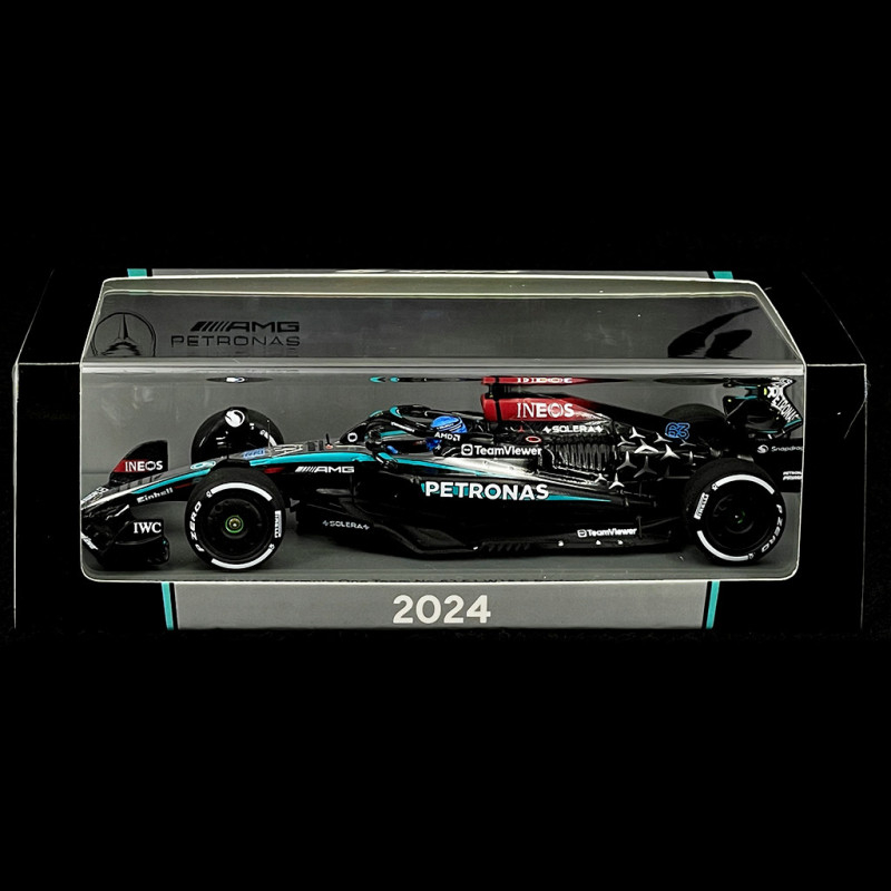 George Russell Mercedes-AMG W15E n° 63 Vainqueur GP Autriche 2024 F1 1/ ...