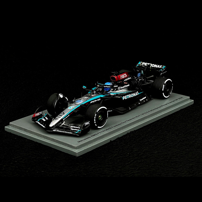 George Russell Mercedes-AMG W15E n° 63 Vainqueur GP Autriche 2024 F1 1/ ...