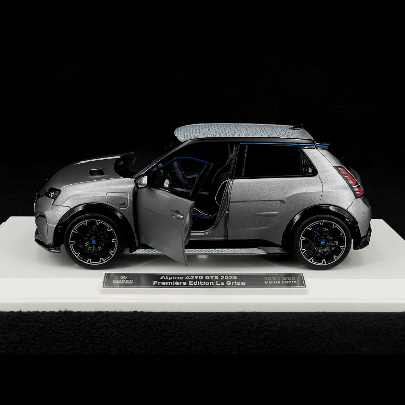 Alpine A290 GTS Premiere Edition La Grise 2025 Silver 1/18 Norev 185454