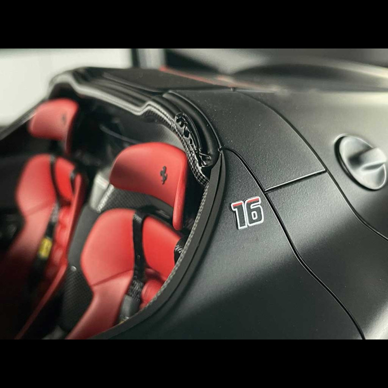 Ferrari Daytona SP3 Serie Icona Charles Leclerc 2022 Matt Black Nero ...
