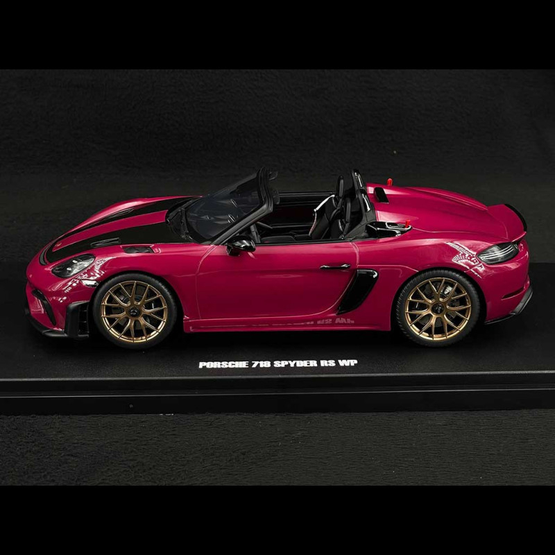 Porsche 718 Boxster Spyder RS 2023 Rouge Rubis 1/18 GT Spirit GT486