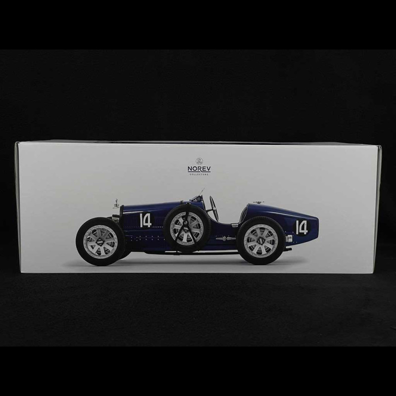 Bugatti Type 35 1925 n° 14 Bleu Foncé 1/12 Norev 125703