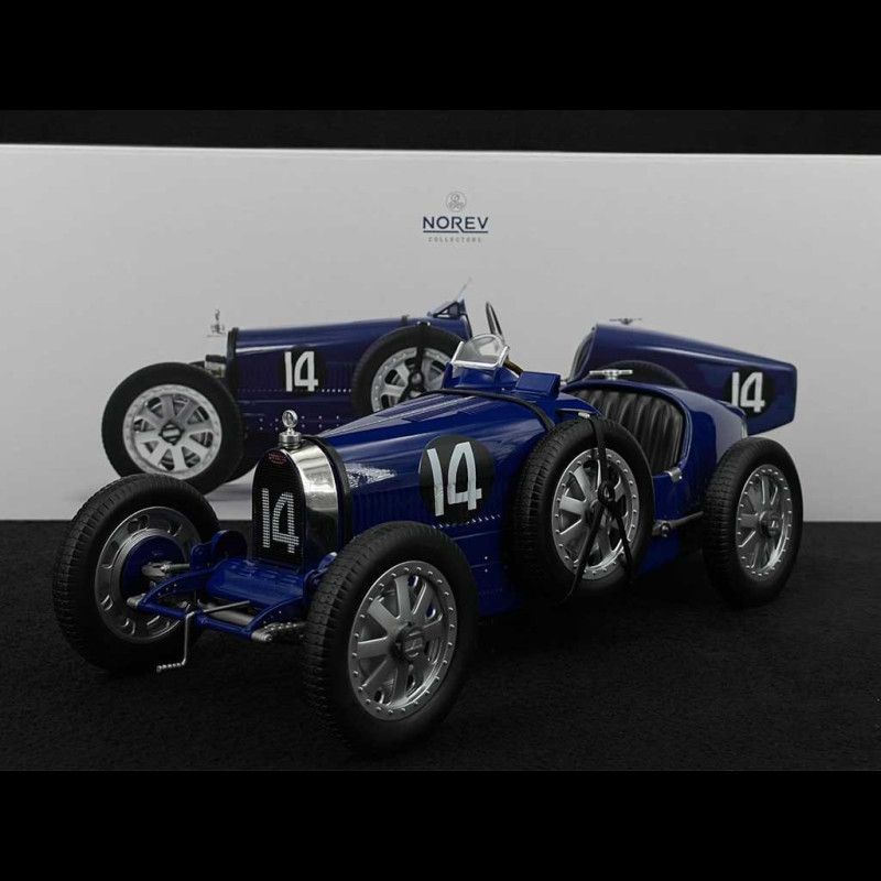 Bugatti Type 35 1925 n° 14 Dark Blue 1/12 Norev 125703