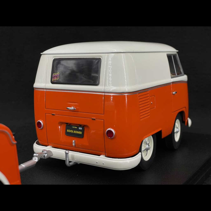 Volkswagen Transporter T1 Kool Kombi 1950 Orange / White 1/18 Solido ...
