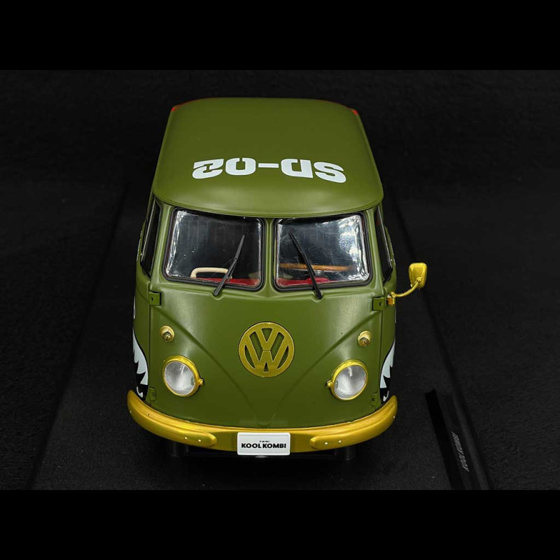 Volkswagen Transporter T1 Kool Kombi Army Fighter 1950 Green 1/18 ...