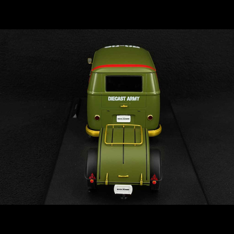 Volkswagen Transporter T1 Kool Kombi Army Fighter 1950 Green 1/18 ...