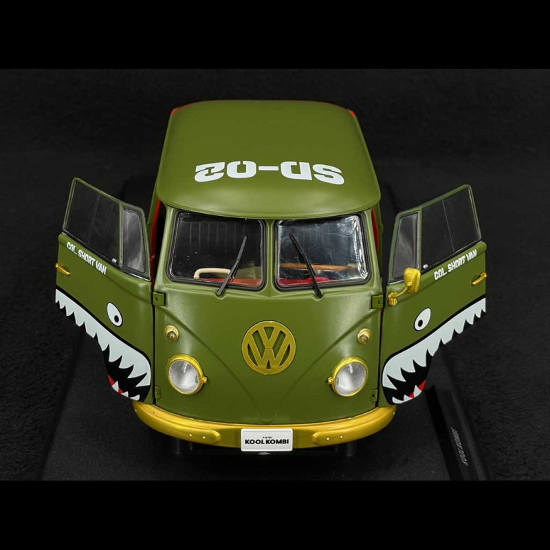 Volkswagen Transporter T1 Kool Kombi Army Fighter 1950 Green 1/18 ...