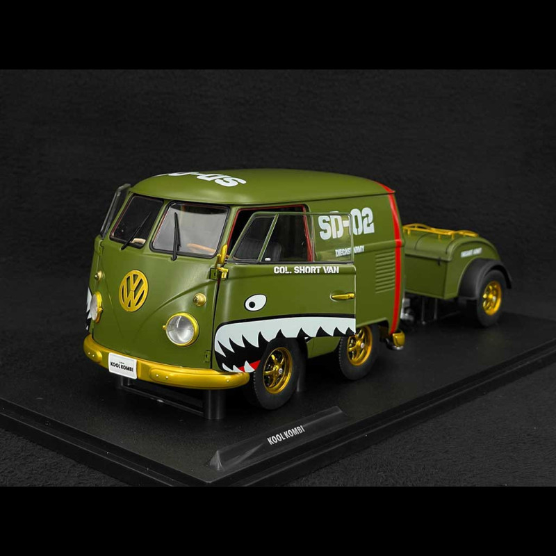 Volkswagen Transporter T1 Kool Kombi Army Fighter 1950 Green 1/18 ...