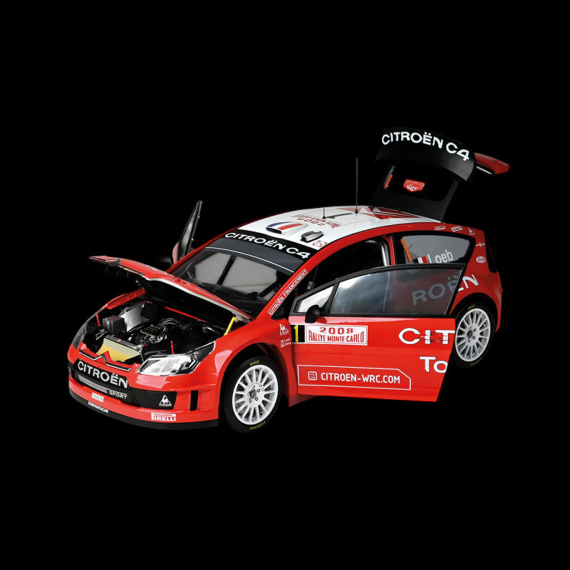 Citroën ASSEMBLED Kit C4 WRC n° 1 Winner Rallye Monte-Carlo 2008 Loeb 1 ...