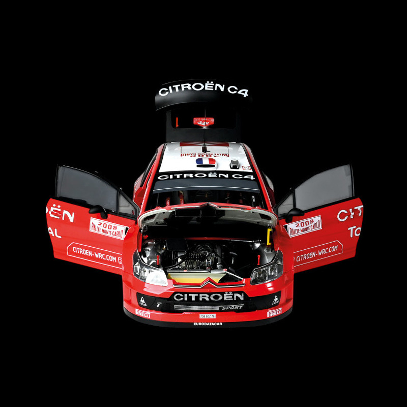 Citroën ASSEMBLED Kit C4 WRC n° 1 Winner Rallye Monte-Carlo 2008 Loeb 1 ...