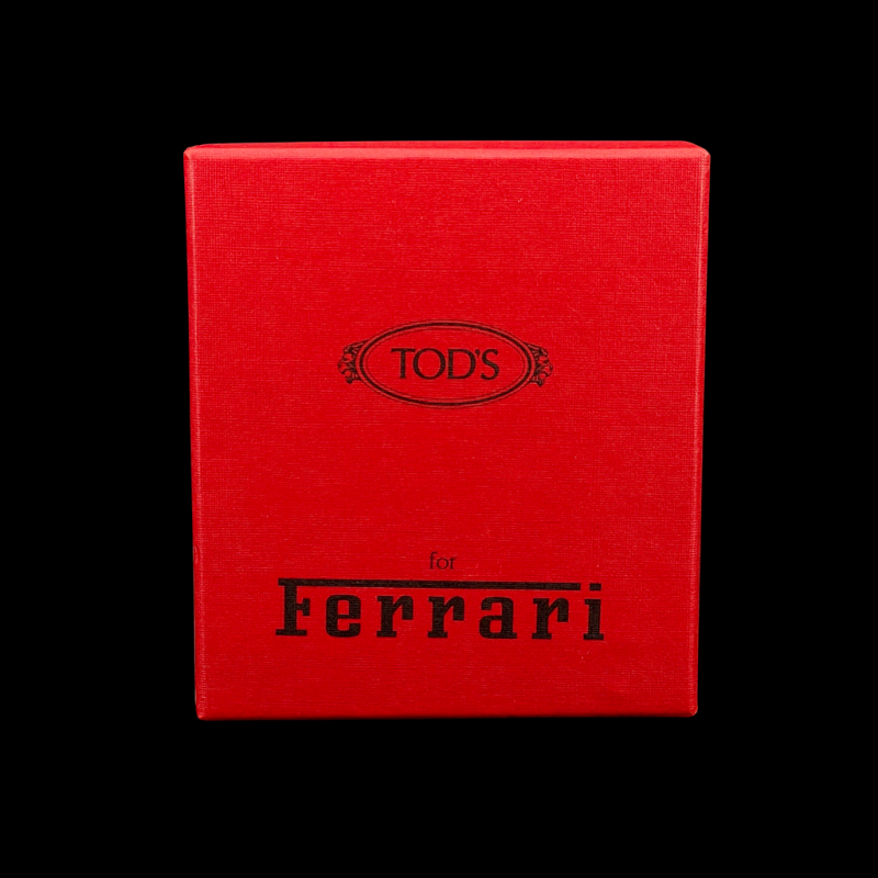 Ferrari Card Holder Tod's 2 Panel Wallet Brown Leather L2757