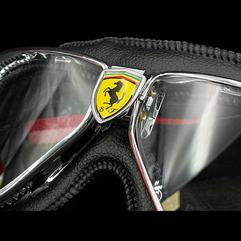 Ferrari Goggles Nannini Vintage Driver F1 Team Leclerc / Hamilton Black ...