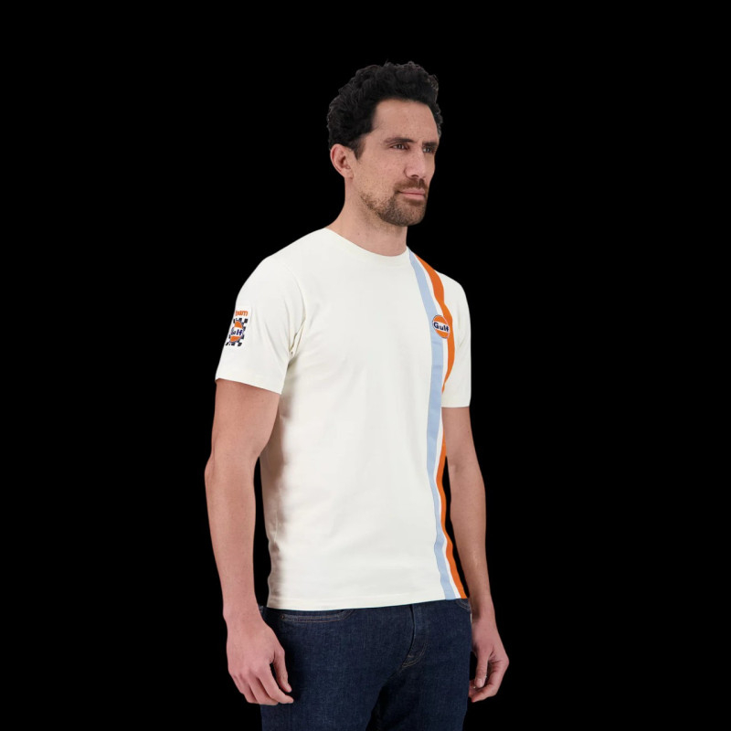 Gulf T-Shirt Racing Timeless History Beige GU251TSM03-003 - men