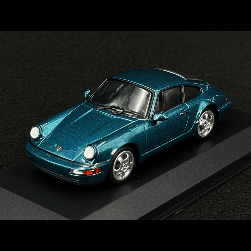 Porsche 911 Carrera 2 Type 964 1992 Metallic Turquoise Blue 1/43 ...