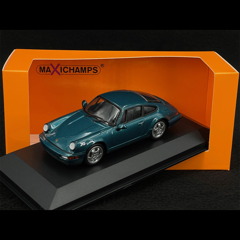 Porsche 911 Carrera 2 Type 964 1992 Metallic Turquoise Blue 1/43 ...