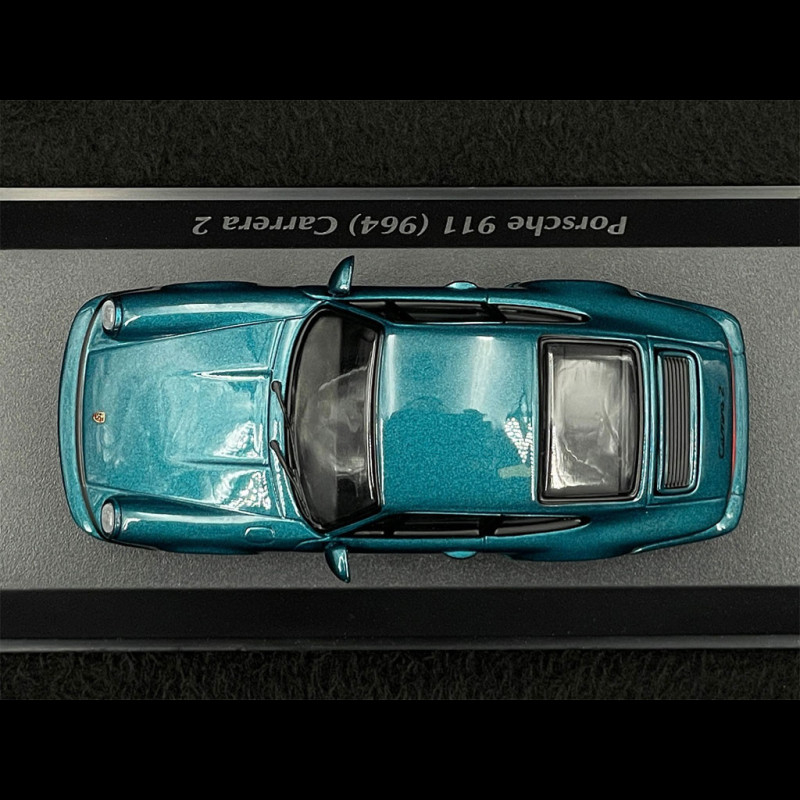 Porsche 911 Carrera 2 Type 964 1992 Metallic Turquoise Blue 1/43 ...