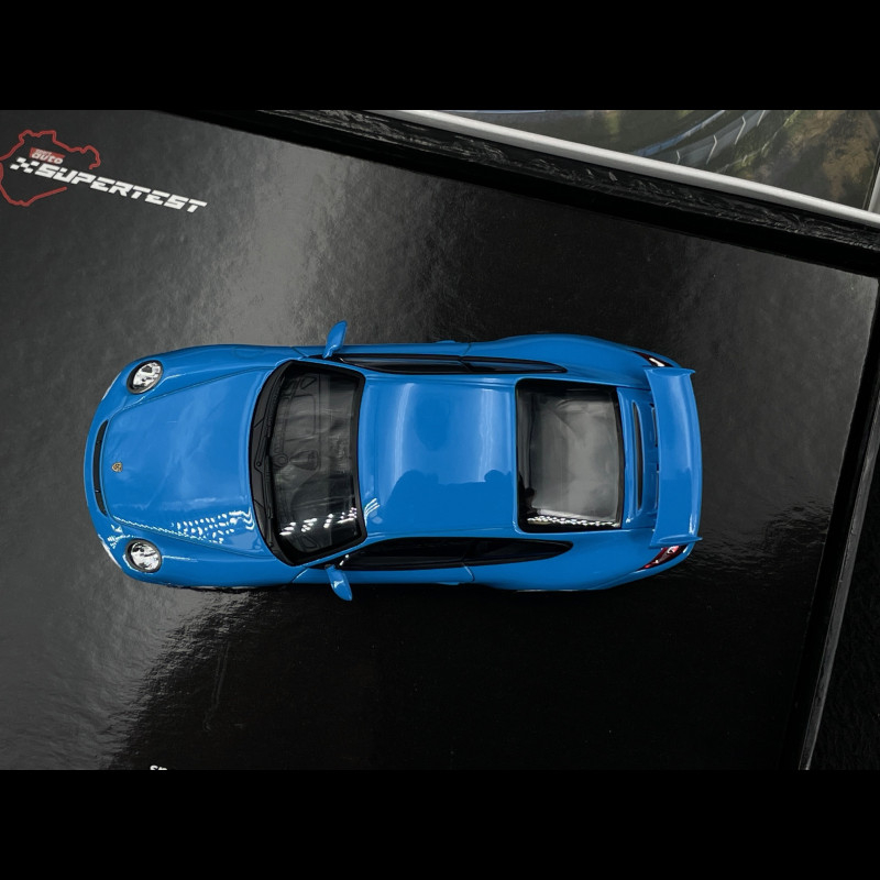 Porsche 911 GT3 Type 997 2009 Test Nürburgring Miami Blue 1/43 ...