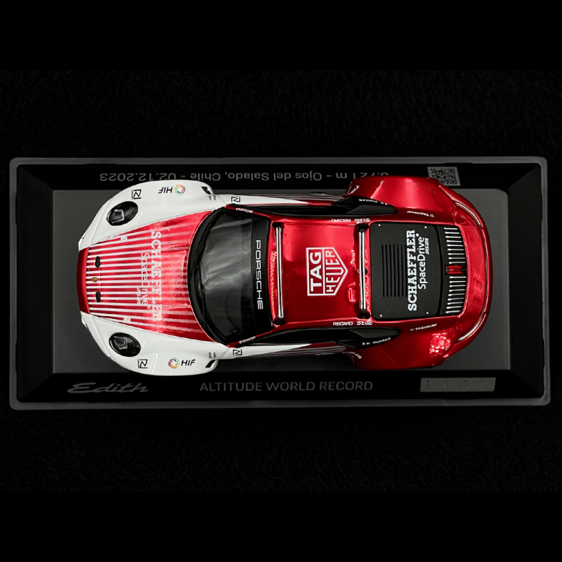 Porsche 911 Type 992 Edith Altitude Record Chile 2023 Romain Dumas 1/43 ...