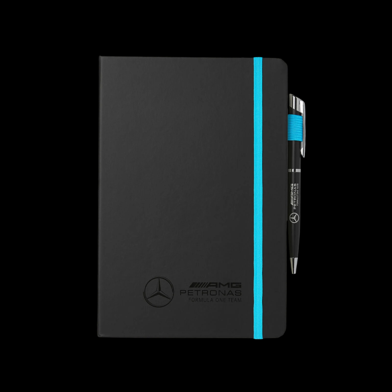 Mercedes-AMG Petronas Notebook with Ballpoint Low Cost F1 Team Hamilton ...