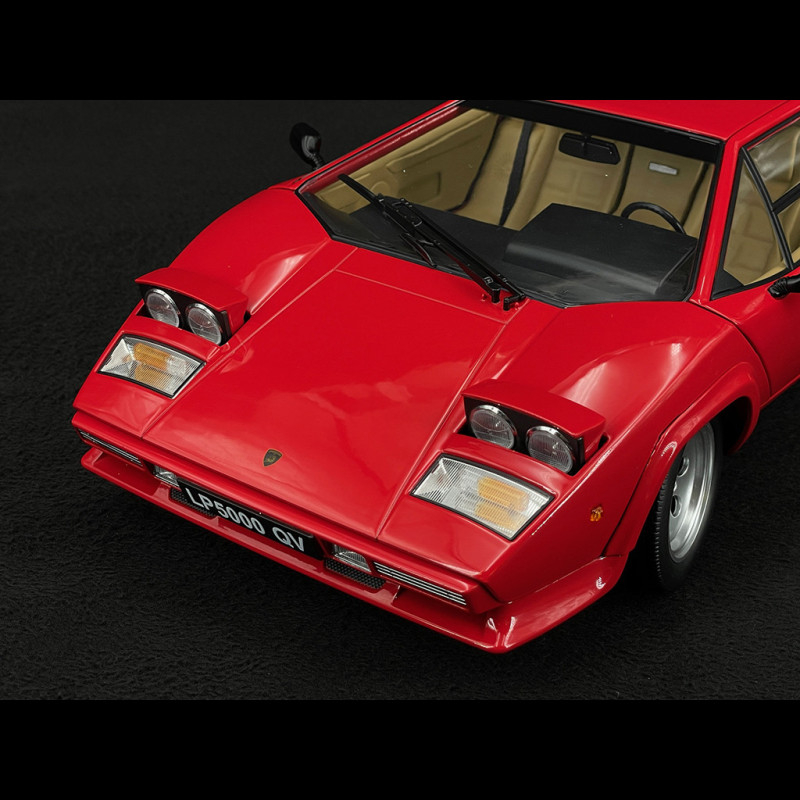 Lamborghini Countach LP 5000 QV 1985 Rouge 1/12 KK-Scale KKDC120141